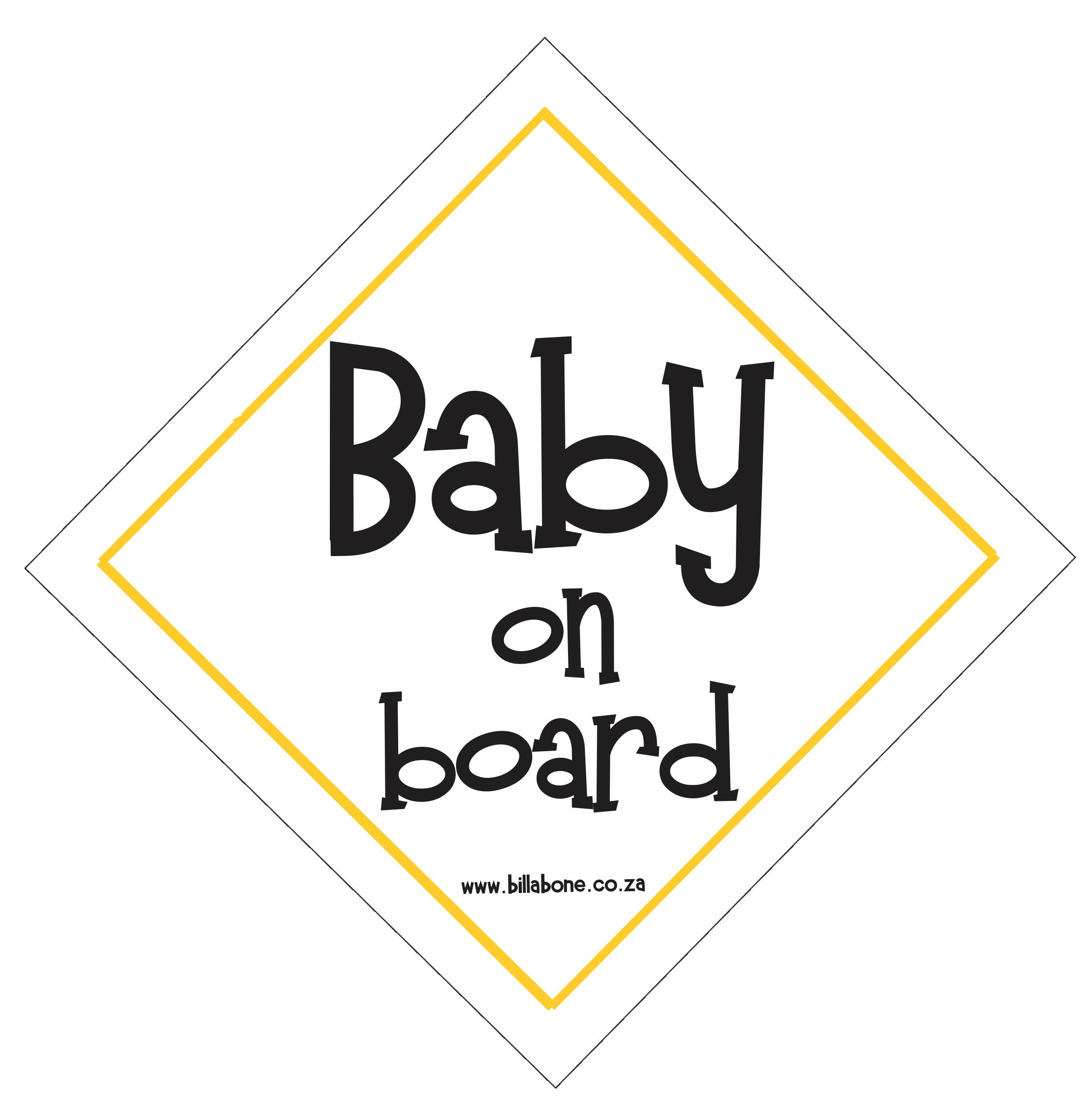 Baby & Kids On Board Signs – Billabone
