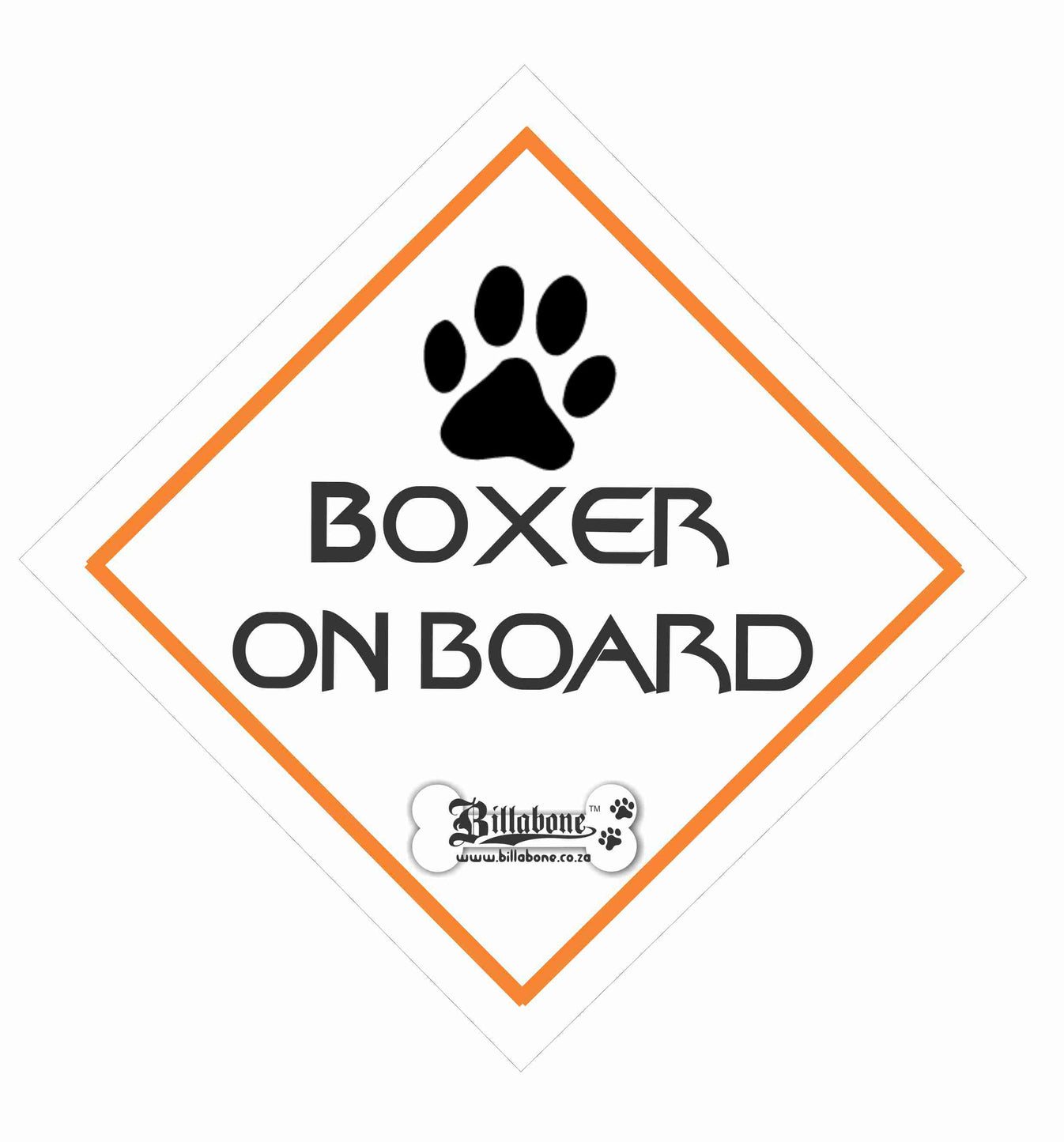 Boxer On Board Car Sign or Sticker – Billabone